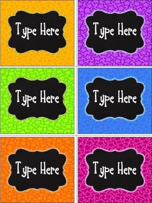 Free Printable And Editable Labels For Classroom Organization