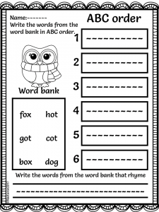 Winter Math And Literacy Worksheets For 1st Grade