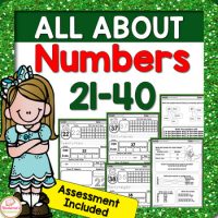 Numbers Worksheets 21-40 and Assessment