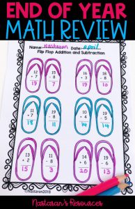 End Of Year Math Review