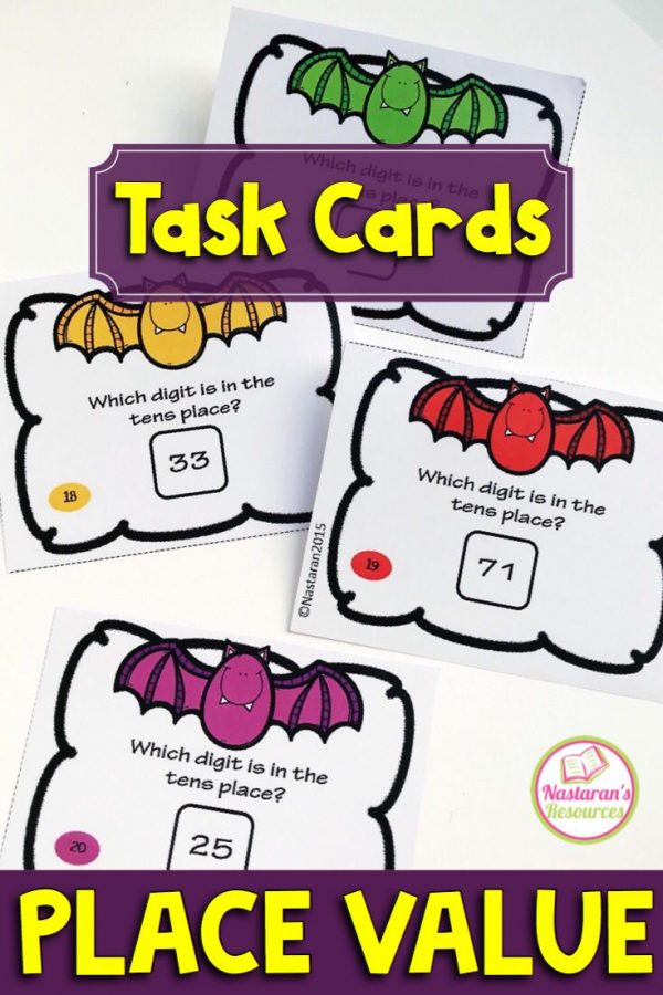 Place Value Task Cards First Grade