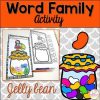 Word Work Activities-Word Families Worksheets {Jelly Bean}