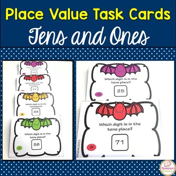 Place Value Task Cards First Grade:Place Value Tens And Ones - Nastaran ...