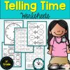 Telling Time To The Hour And Half Hour Worksheets