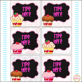 Editable Valentines Day Gift Tags From Teacher to Students - Name Tags ...