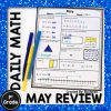 1st Grade Morning Work - Spiral Math Review - May