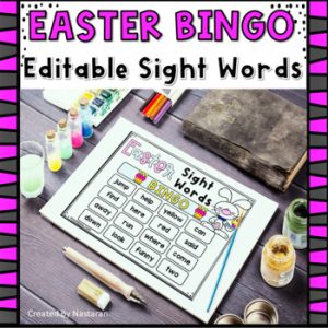 Free Editable Bingo Cards Sight Words For Kids - Sight Words Game