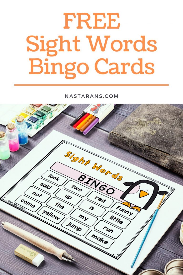 Free Editable Bingo Cards Sight Words For Kids - Sight Words Game