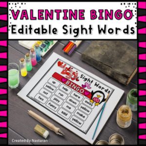 Free Editable Bingo Cards Sight Words For Kids - Sight Words Game