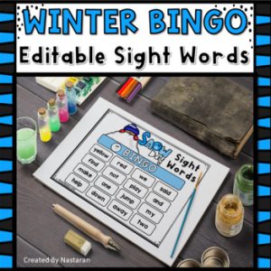 Free Editable Bingo Cards Sight Words For Kids - Sight Words Game