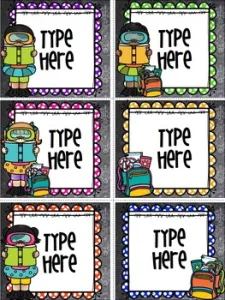 End of The Year Student Gift Tags Editable Summer Gift Tags